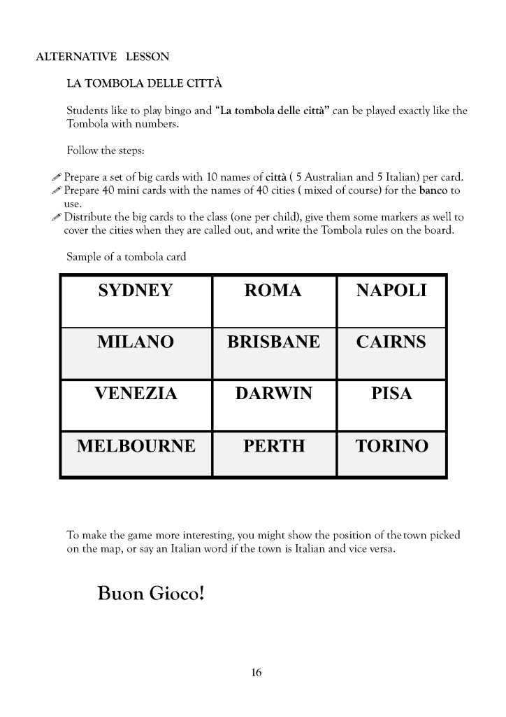 Andiamo in Italia : Book 3 Teacher’s Manual